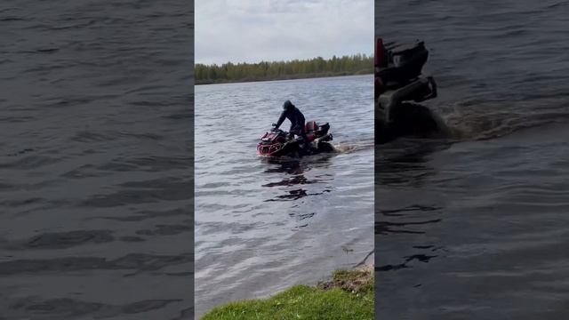 На квадрике Aodes mud pro 1000