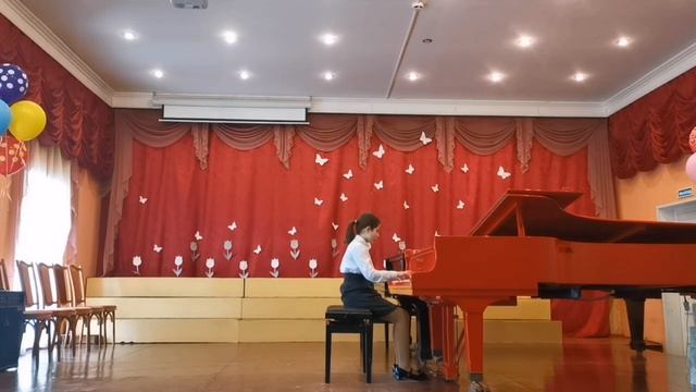 Ф. Бургмюллер. Этюд op.100  N18 _Беспокойство_