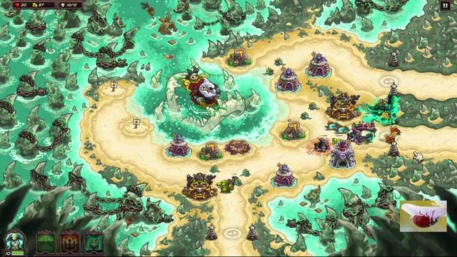 Kingdom Rush Vengeance (Безумец)  → 39. Акулий Риф