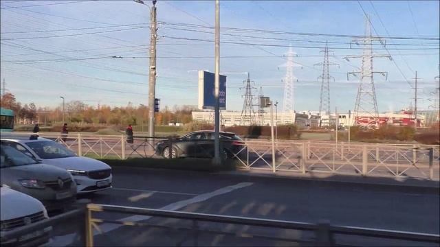 От Ленской до Ладожской. Трамвай № 8. 02.11.24.