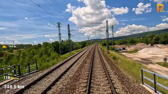 Путешествие на поезде Жилина - Братислава (Кошице - Братислава 3_3, Словакия)