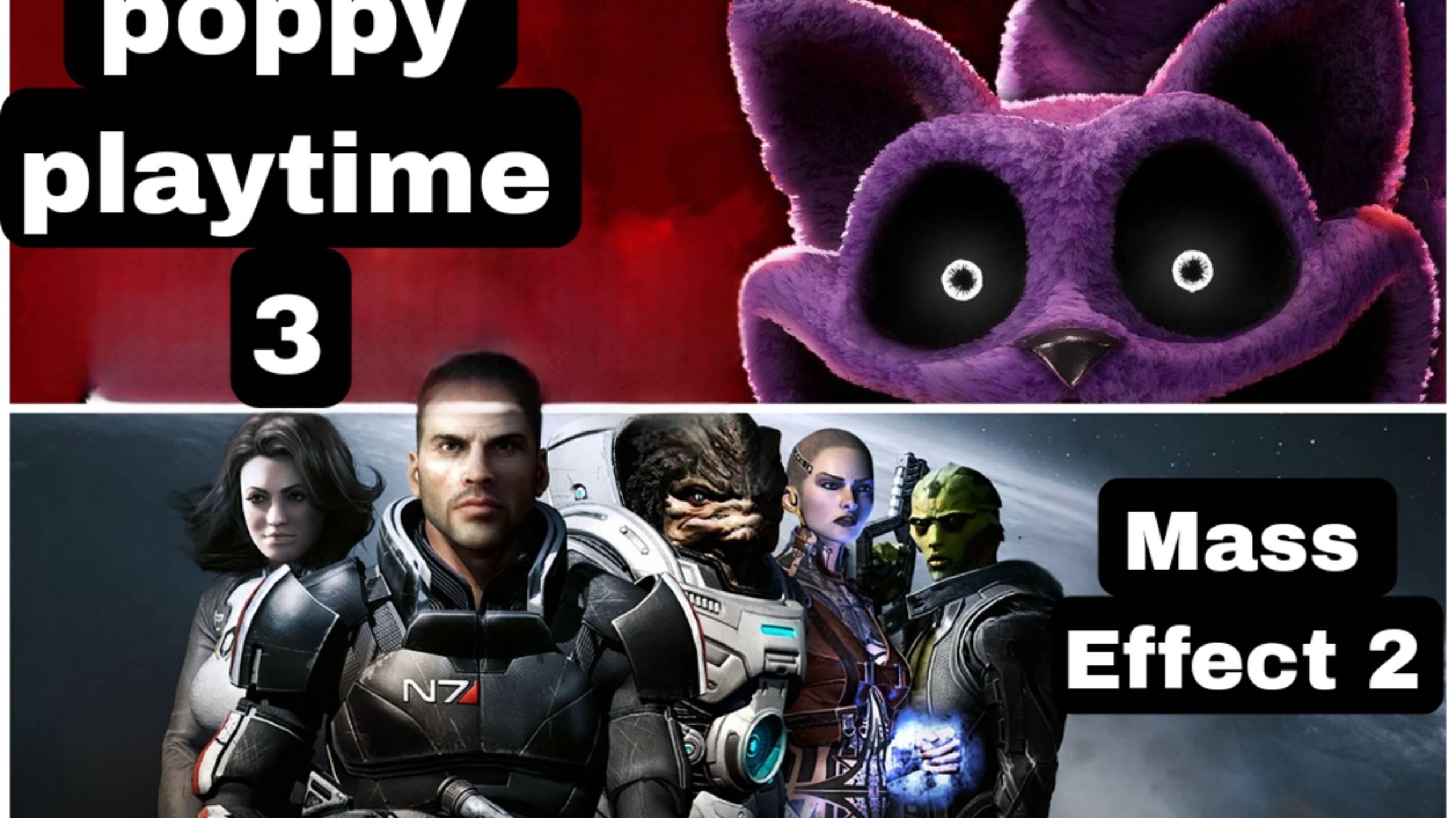 Poppy playtime: chapter 3 и Mass Effect 2 #2 ► Стрим