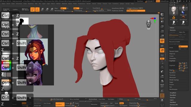 Курс по созданию стилизованного персонажа (ZBrush+Substance+Marmoset) - Урок 14 (небольшие правки)
