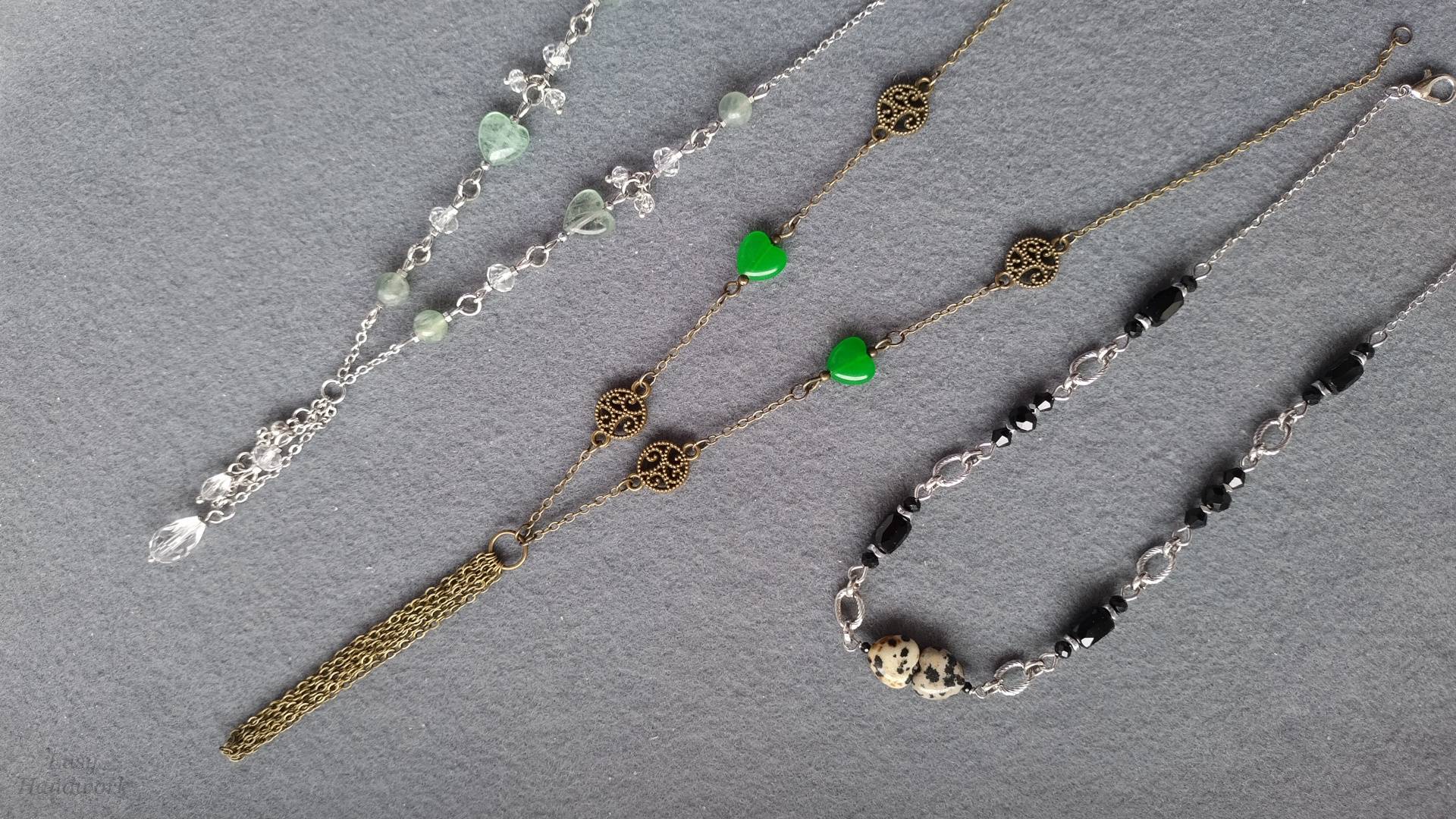 Украшения из двух бусин