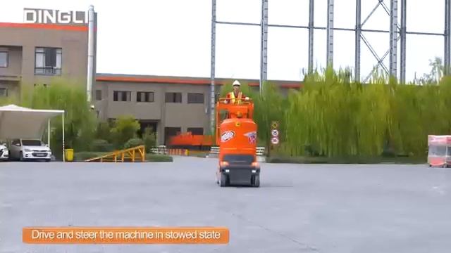 Обзор мачтового подъёмника DINGLI AMWP11.5-8100: Управление и функциональность