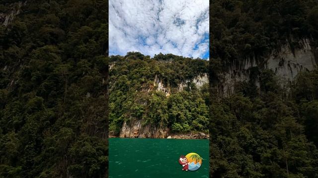 🌿 Озеро Чео Лан:  Одно из самых чистых водоёмов Азии. Тайские джунгли и отдых среди скал! 🌊
