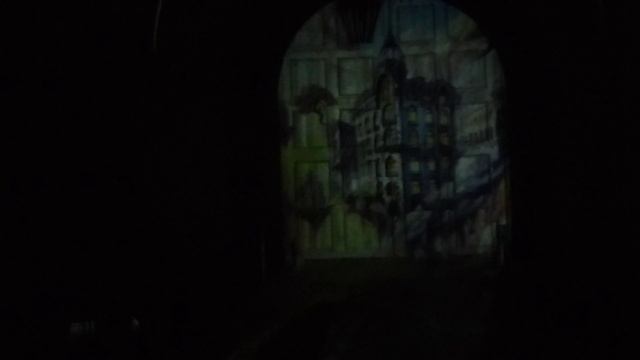 Продолжение световой сказки на дверях Невских ворот