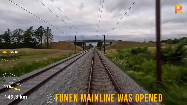 Путешествие на поезде Копенгаген – Падборг (DSB, Дания)