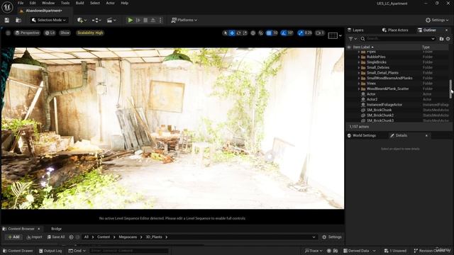 UE5 (Освещение для начинающих кинематографистов) 15 (создание системы внутреннего освещения)