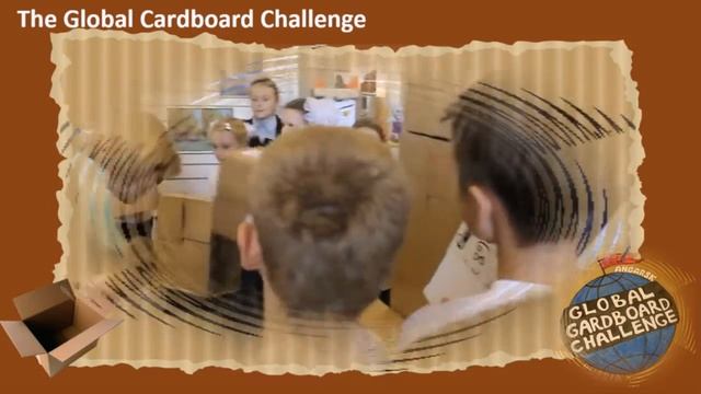 Картонный флешмоб в Ангарске