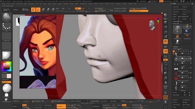 Курс по созданию стилизованного персонажа (ZBrush+Substance+Marmoset) - Урок 11 (ищем форму)
