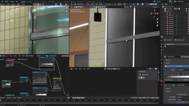 Курс по созданию окружения в Blender 2023  (NRP)  создаем сцену станции метро часть_2 12
