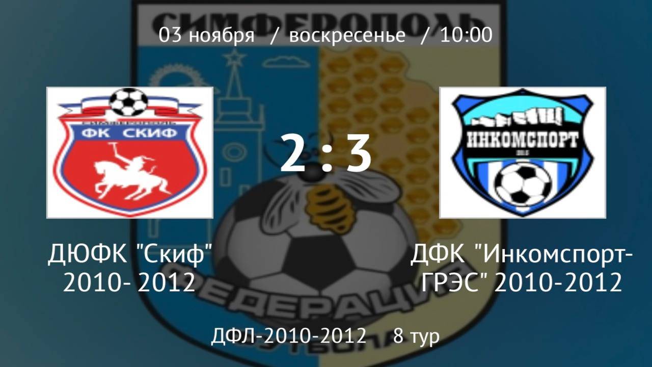ДФК Инкомспорт Грэс vs ДЮФК Скиф