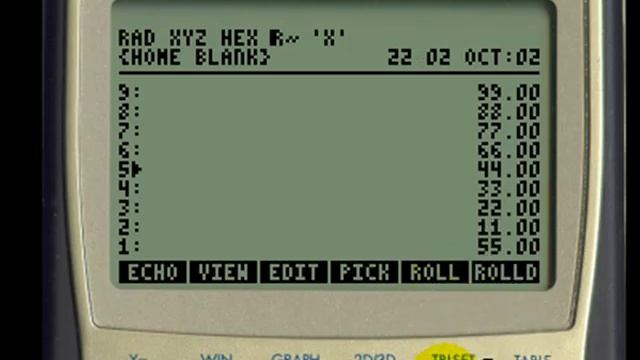 HP03 HP 50g Part Two of RPN and STACK