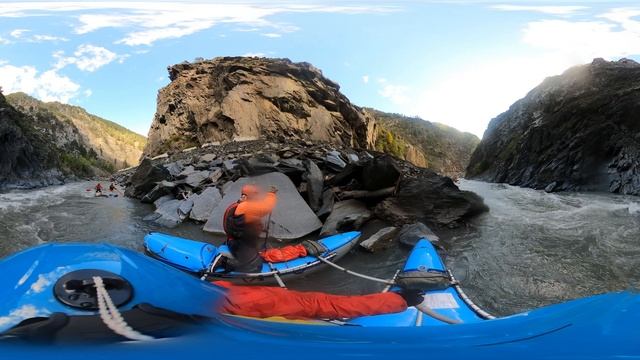 прохождение порога "Полтора" на реке Андийское Койсу