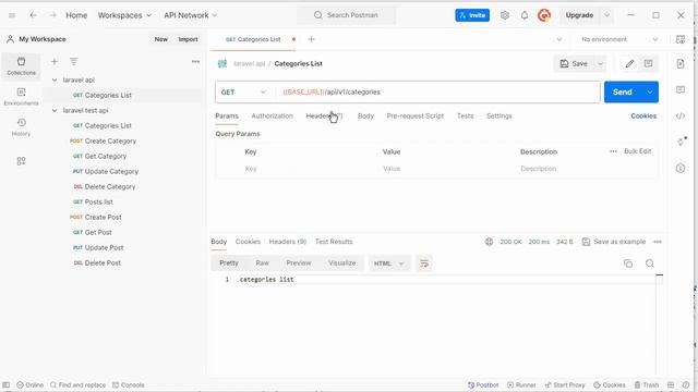 4. Laravel REST API. Первый запрос к API