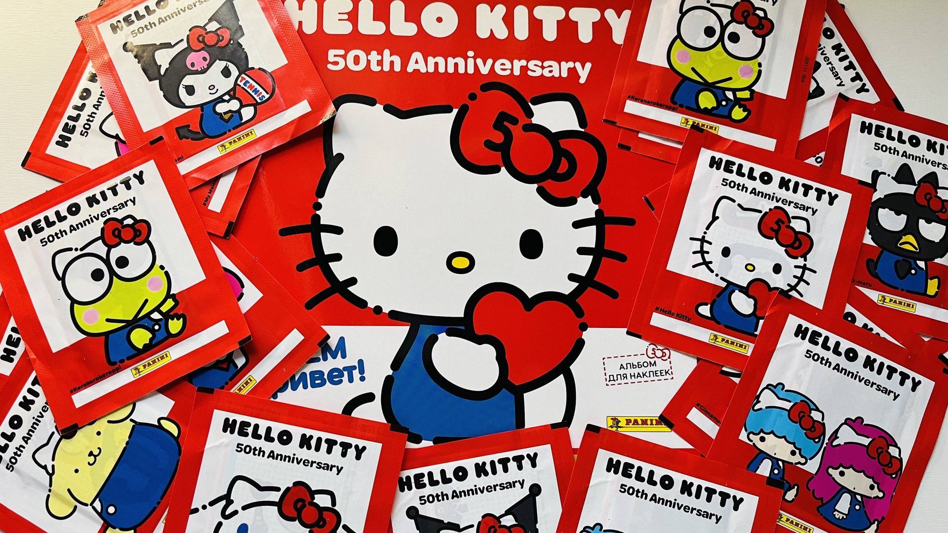 Собираю PANINI Hello Kitty. 50th Anniversary🥰(часть 2)
