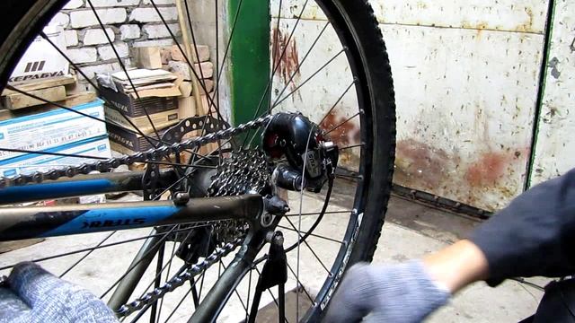 Замена трансмиссии велосипеда