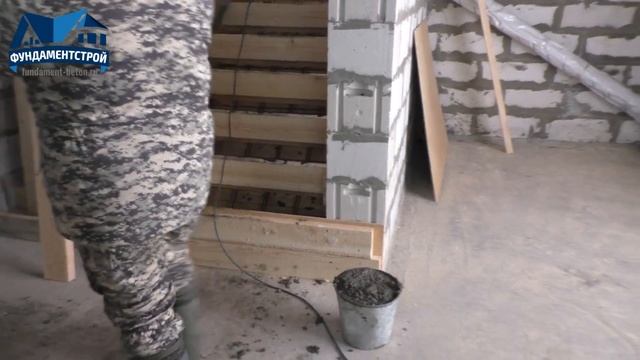 Бетонная лестница своими руками. Как залить прямую лестницу с площадкой в частом доме?