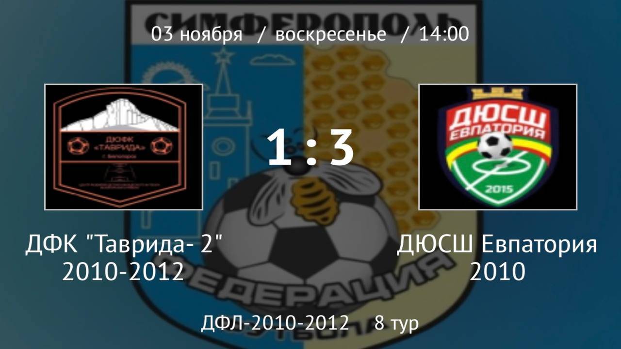 ДФК Таврида 2 vs ДЮСШ Евпатория 2010
