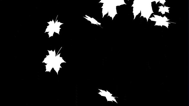 Маска к футажу листопад.