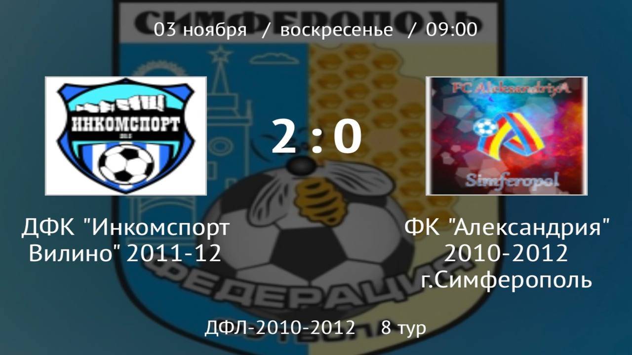 ДФК Инкомспорт Вилино vs ФК Александрия