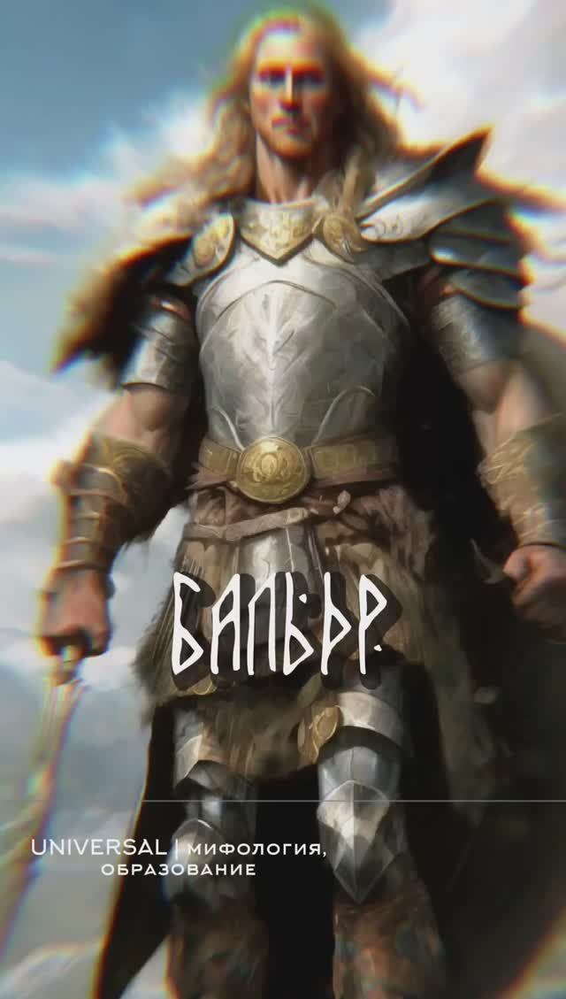 Бальдр в скандинавской мифологии