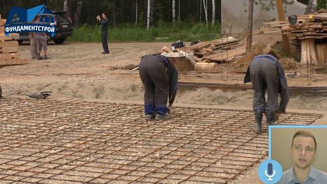 Фундамент для дома гаража и бани в Озерном. ФундаментСтрой Новосибирск