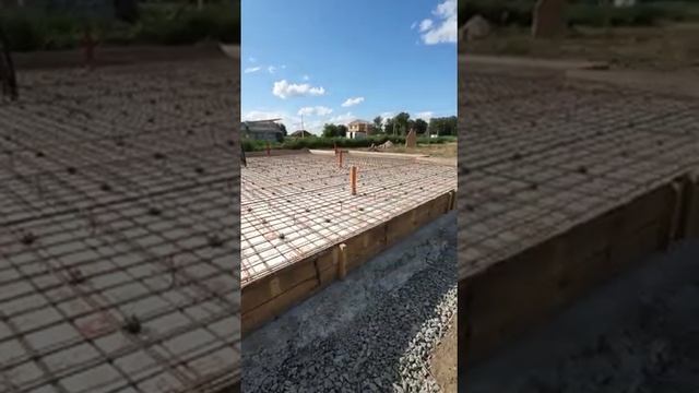 Армируем плитный фундамент для дома 210м2