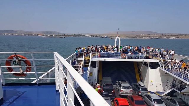 ПЕРЕПРАВА в КРЫМ 2016. Август