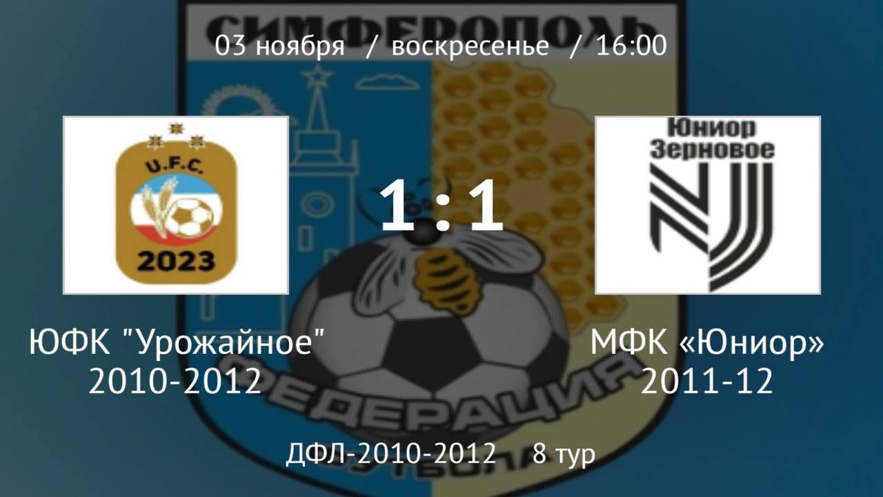 МФК Юниор vs ДФК Урожайное