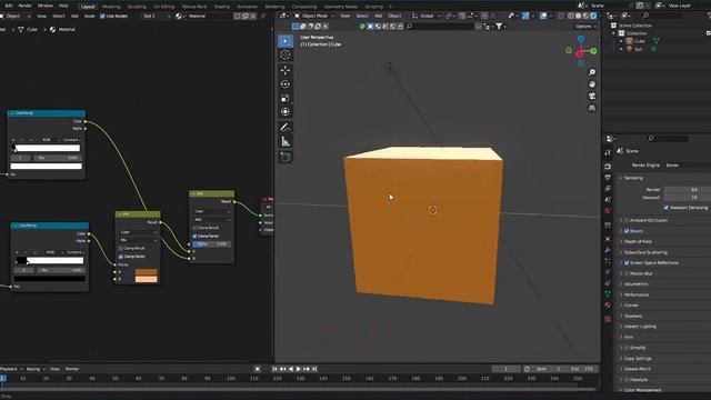 Курс по созданию окружения в Blender 2023  (NRP) базовые шейдеры 02