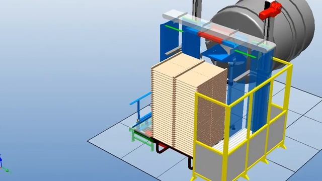 Модель станции разгрузки
