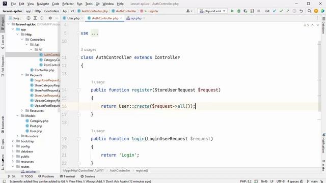 9. Laravel REST API. Регистрация авторизация и токен