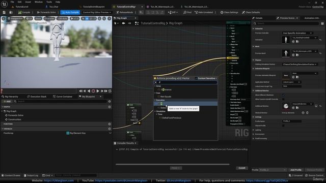 Unreal Engine 5 (Курс по процедурной анимации движений человека) 07