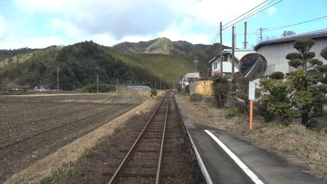 Путешествие на поезде зимой по реке Нагара Минота → Китано