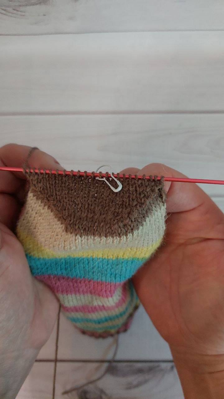 САМАЯ УДОБНАЯ пятка в носках 🧦 Пятка французская или пятка подкова.