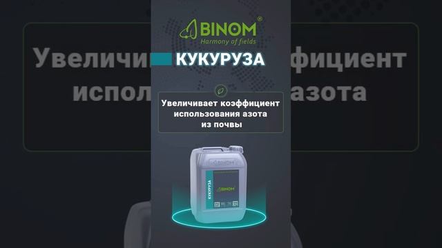 BINOM КУКУРУЗА - специализированное жидкое трехкомпонентное микроэлементное удобрение