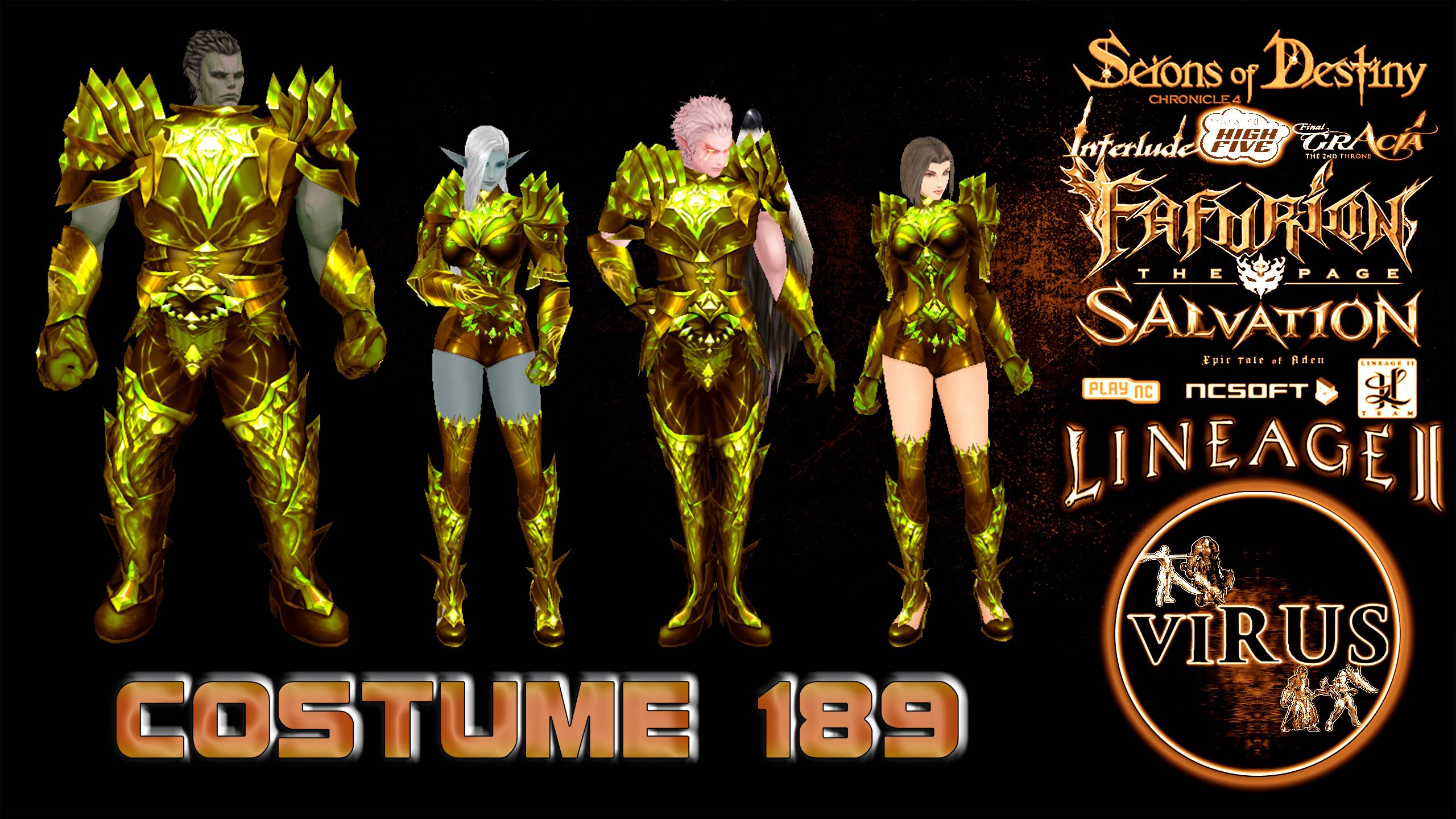 New Costumes. 189. LINEAGE II. Any Chronicles ◄√i®uS►