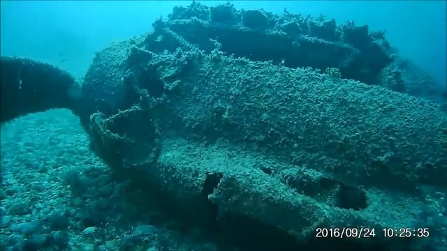 Авиадвигатель на 35 батарее. г. Севастополь