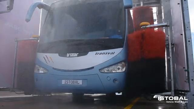 Робот мойка для автобусов. ISTOBAL HW'EXPRESS