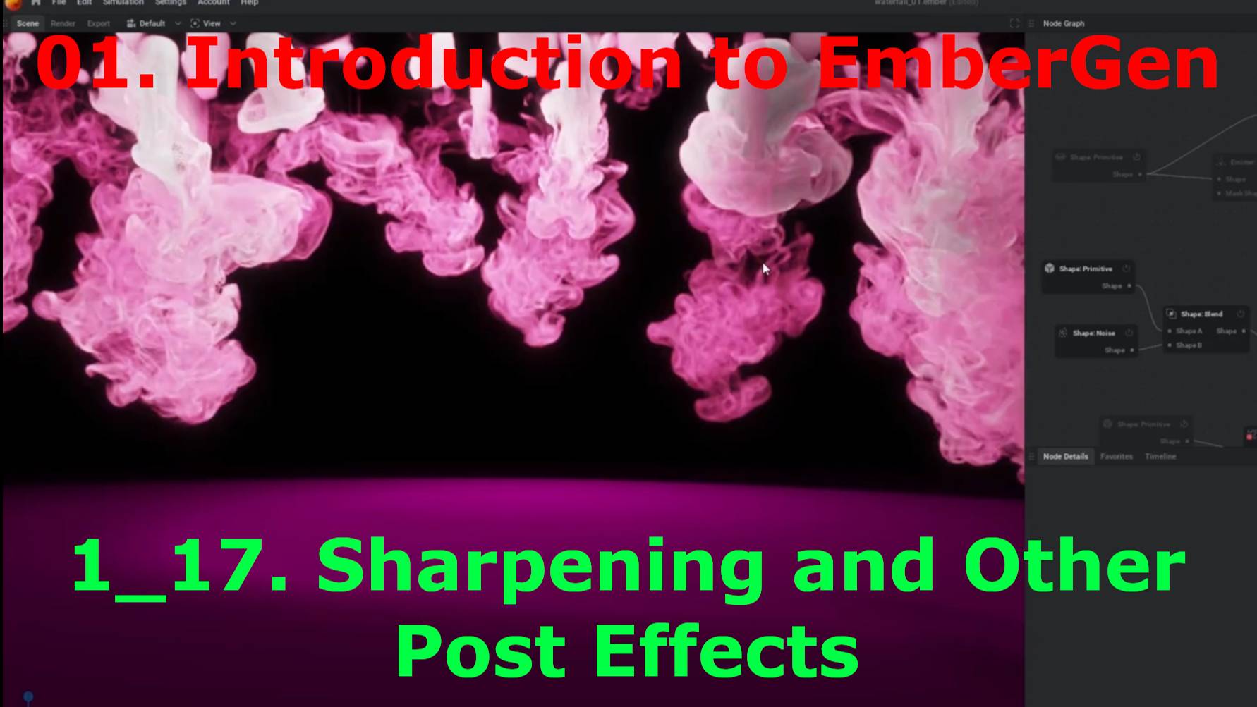 1_17. Sharpening and Other Post Effects