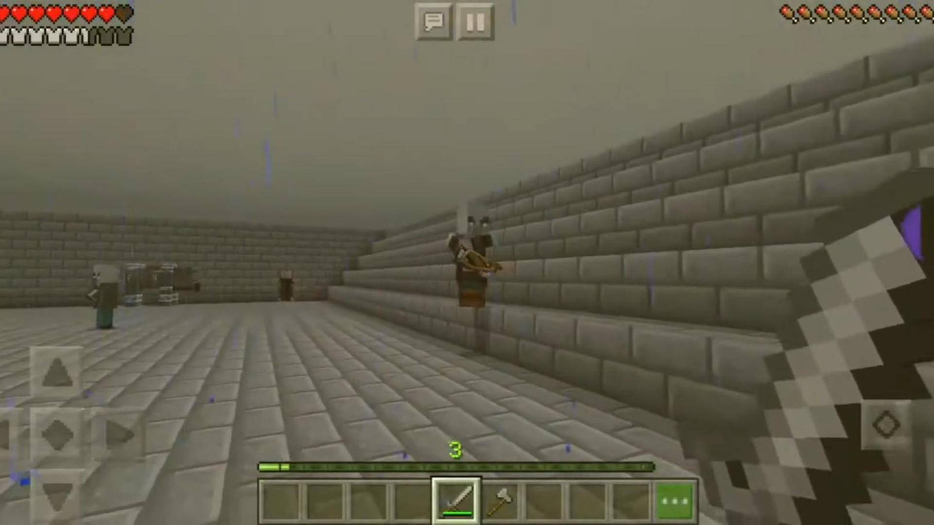 Я с другом сражаюсь на арене с мобами| Майнкрафт архивные истории