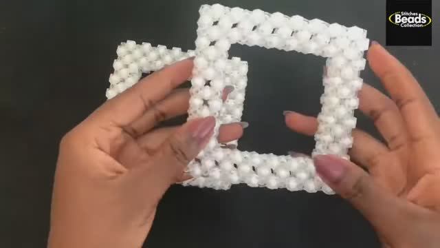 Квадратная ручка для сумки из бусин