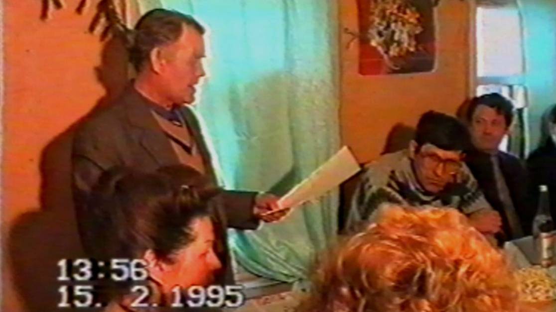 Выступление Владимира Соловьёва в д.Бор, февраль 1995 г.