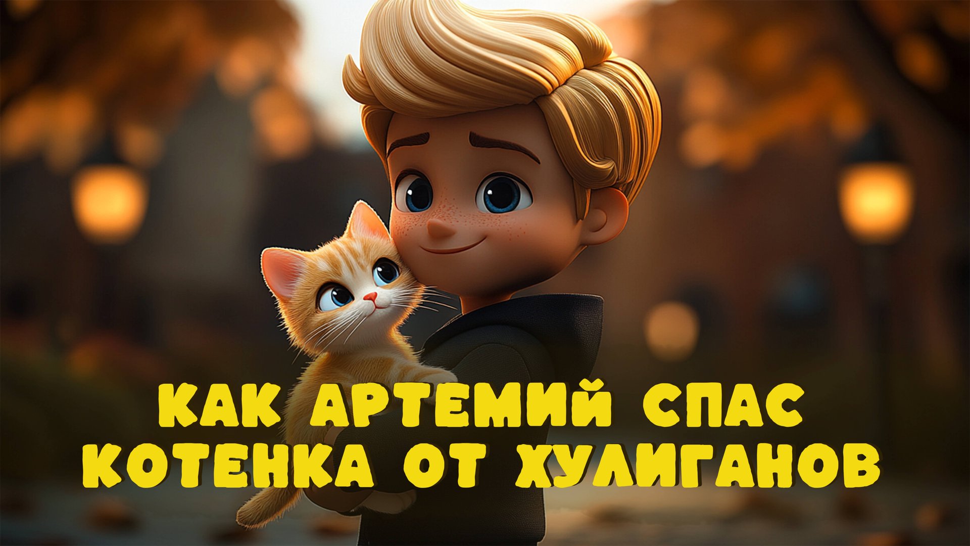 Как Артемий спас котенка от хулиганов