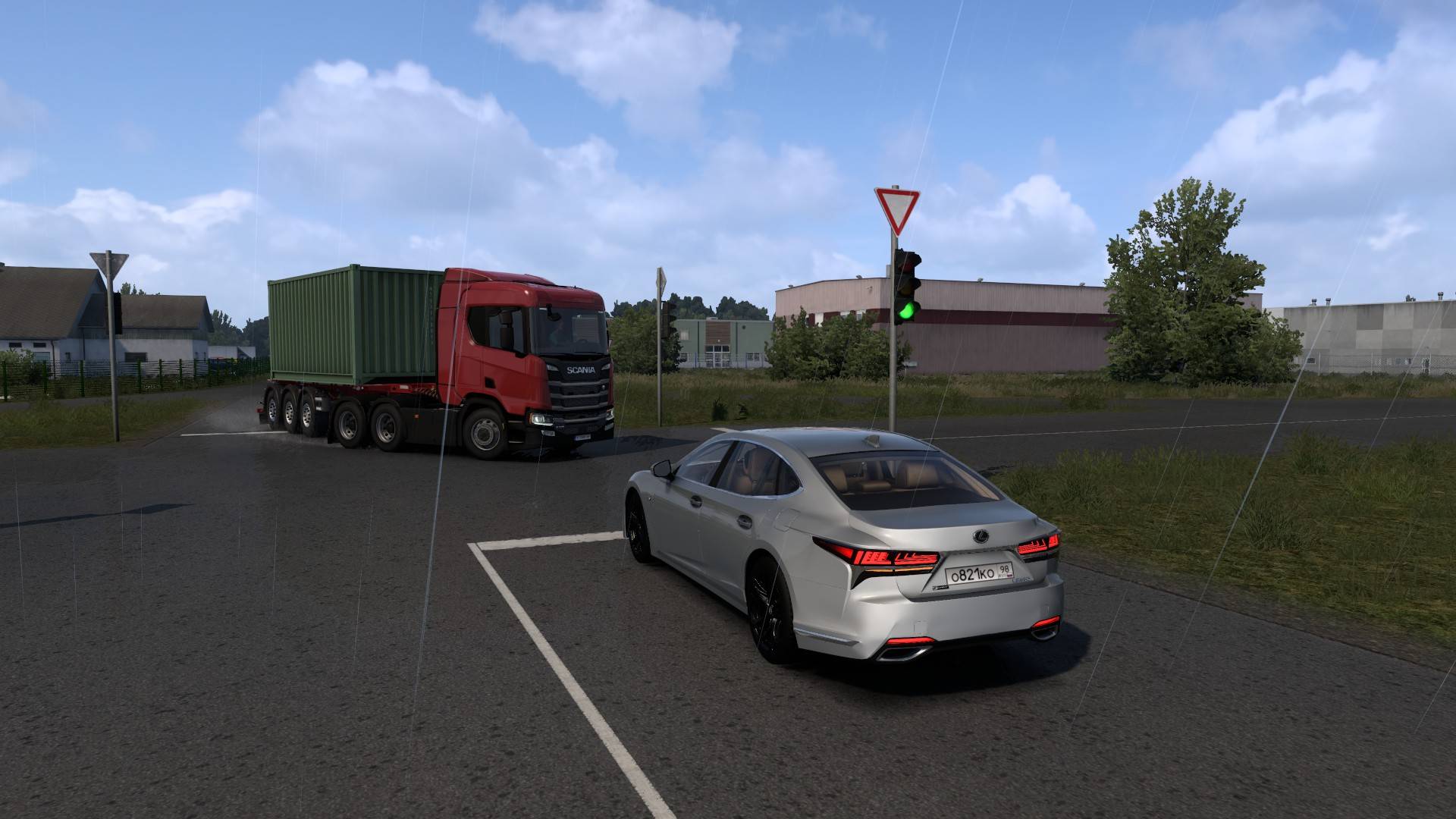 ETS2 - Путешествуем по Европе! Lexus LS500, Toyota в премиальном обличии?! #ETS2 #eurotrucksimolator
