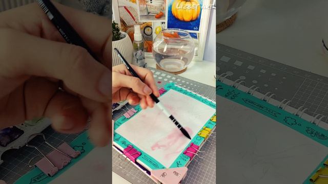 Скоро зима самое время мороженного🍨 #tiktok #shorts #art #painting #watercolor #lizbet #asmr