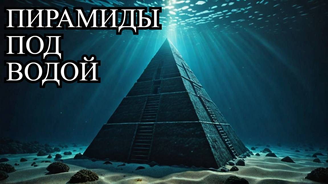 Подводная пирамида Антарктиды панарамное видео 360 градусов.