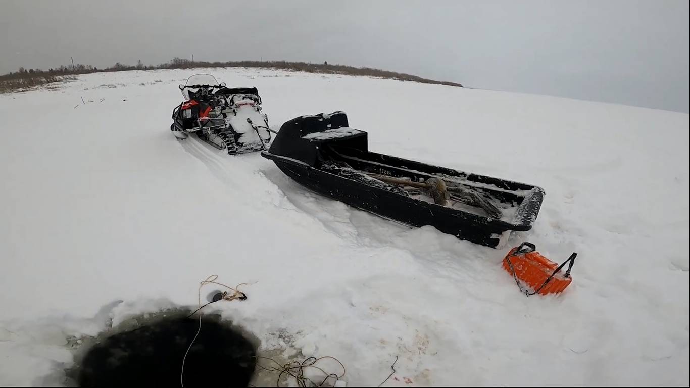 7. Ловля налима на перемёт. Чёрная дыра. 09.11.2022